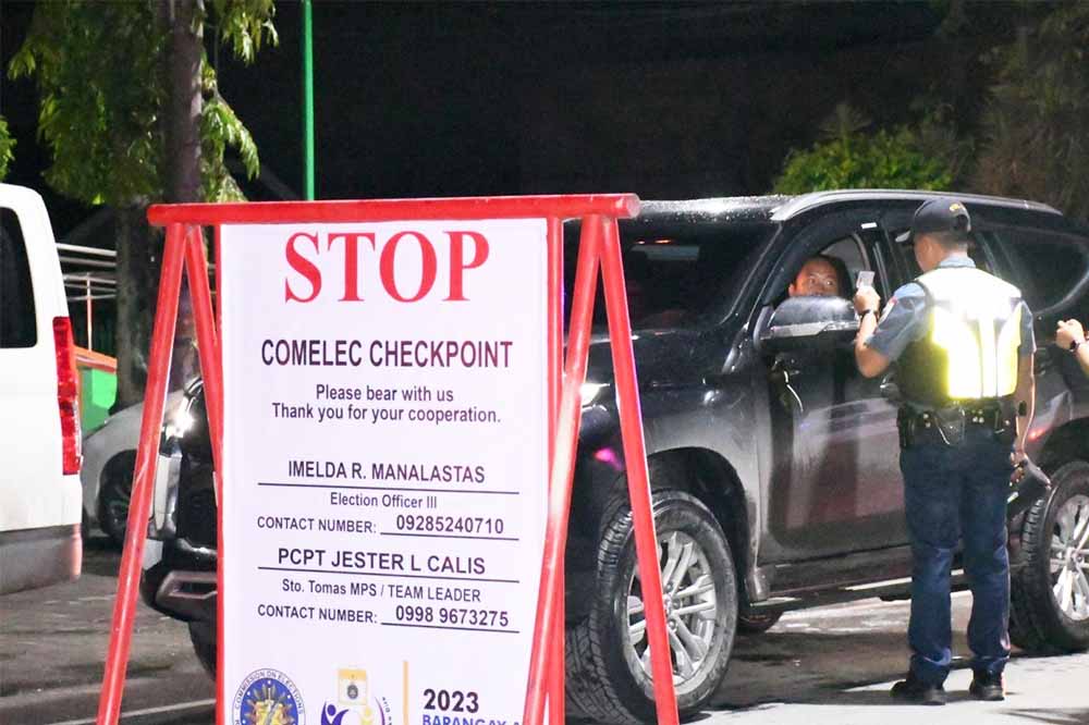 PNP conducts simultaneous checkpoints as the election period starts ...